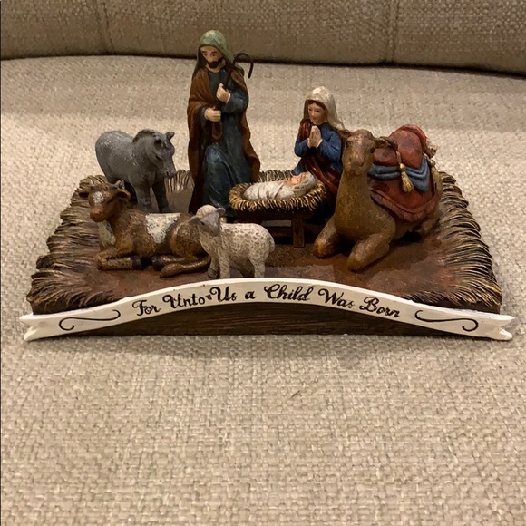 Silvestri | Holiday | 8 Pc Christmas Nativity Set For Unto Us A Child ...